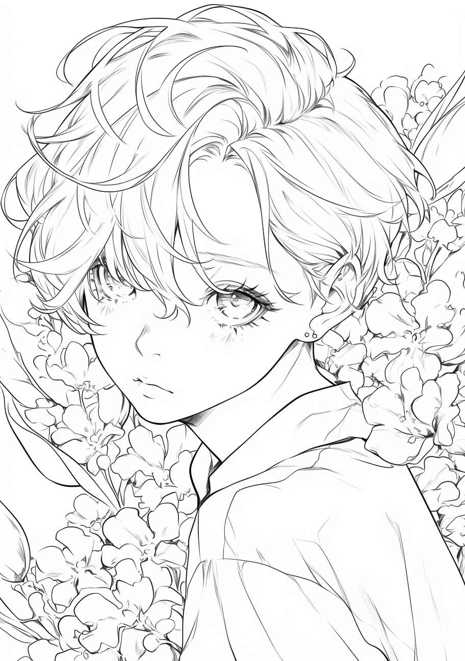 Manga Coloring Pages for Beginners: Master the Basics - Inkli